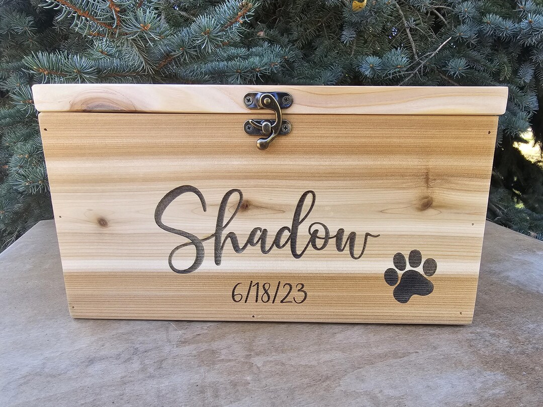 Dog Keepsake Box, Pet Urn Pet, Ashes Keepsake - Etsy