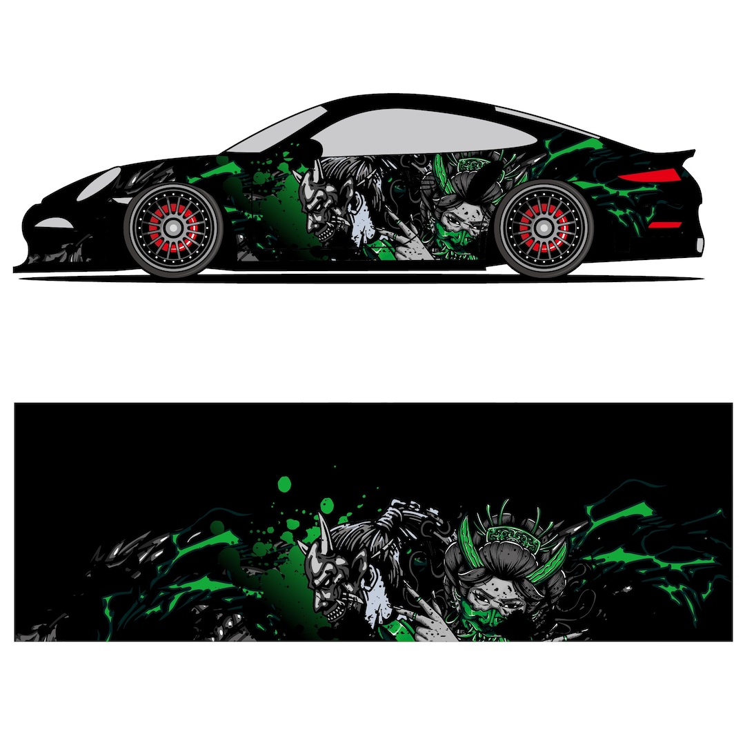 Vehicle Wrap Design - Printable Custom Car Graphics - Unique Car Decal ...