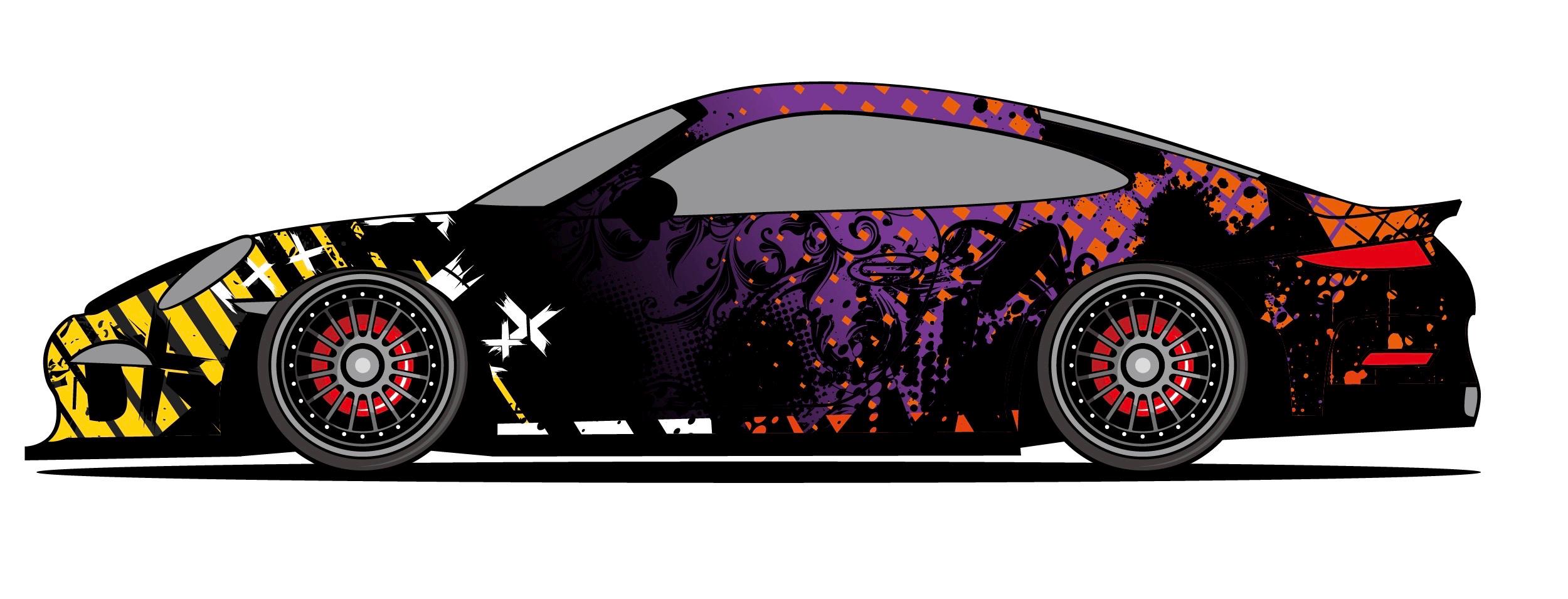 Custom Vehicle Wrap Digital Download for Sports Car vinly Sticker - Etsy