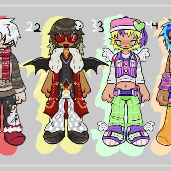 Anime Oc Adopt - Etsy