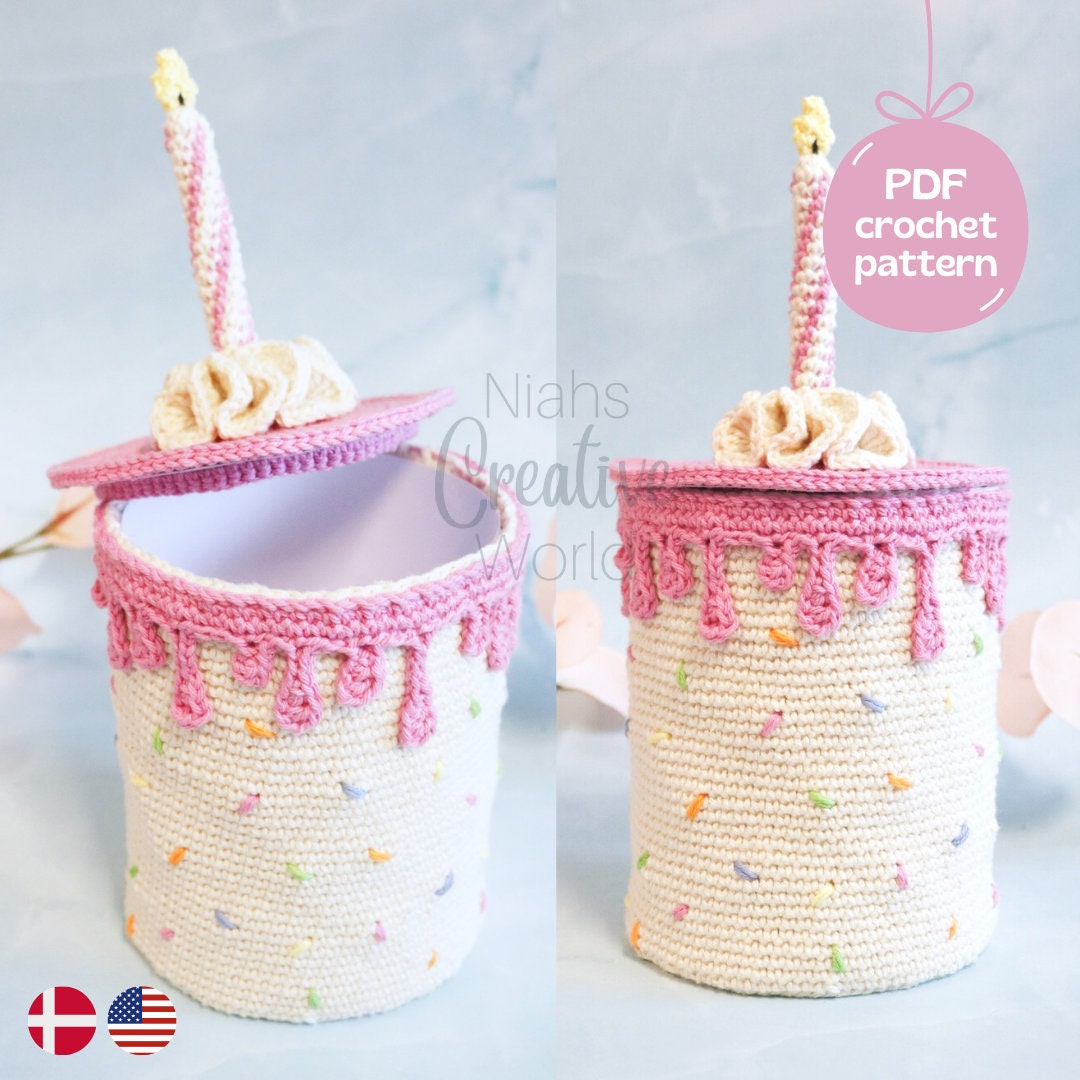 Cake Surprise Box, Crochet Pattern - Etsy