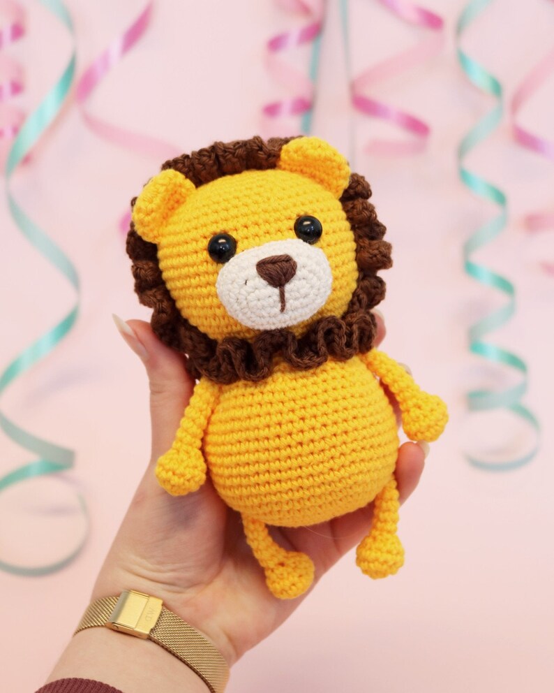 Leo the Lion, Amigurumi Crochet Pattern, Instant Digital Download - Etsy