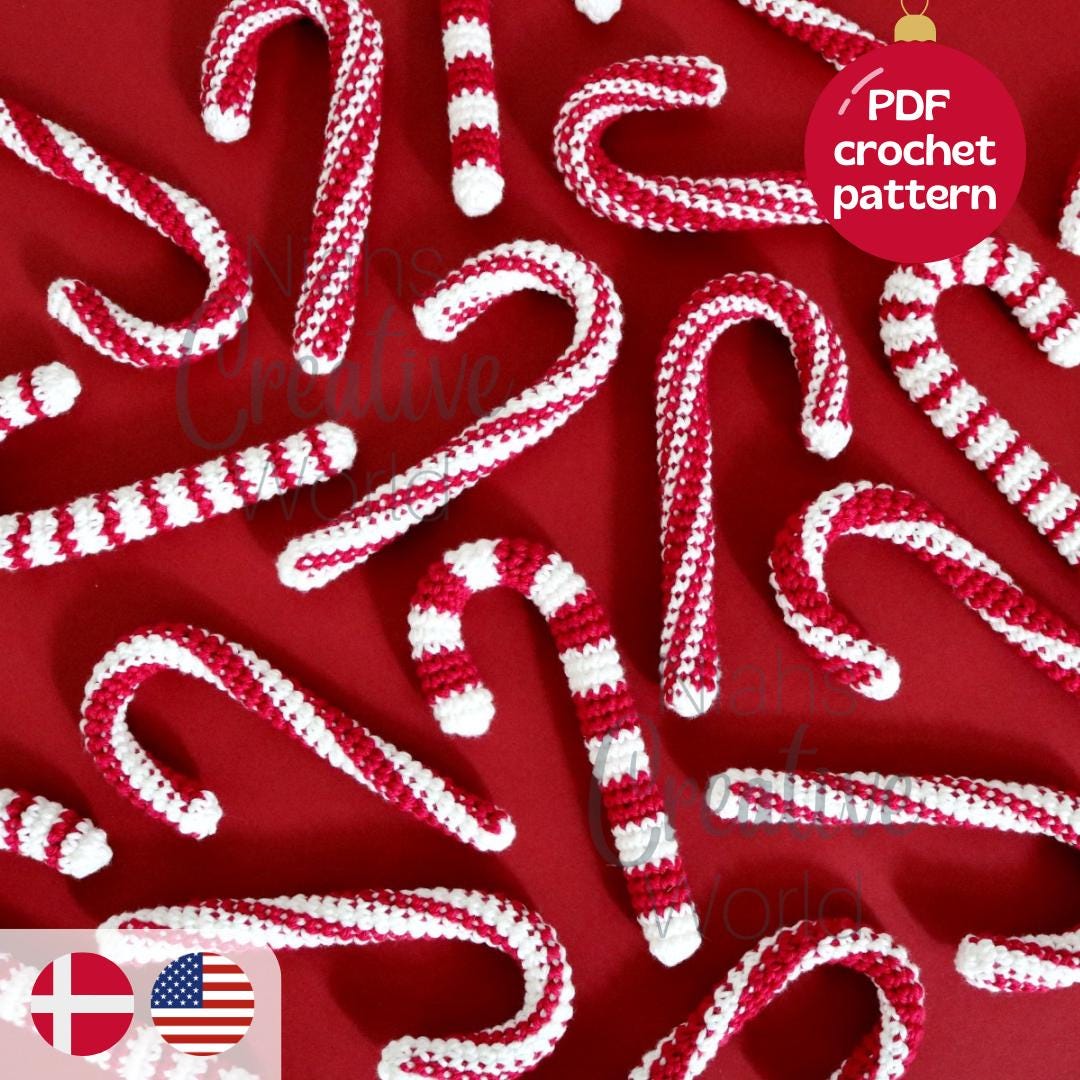Candy Cane Mix, Christmas Crochet Pattern Bundle, Digital Download - Etsy