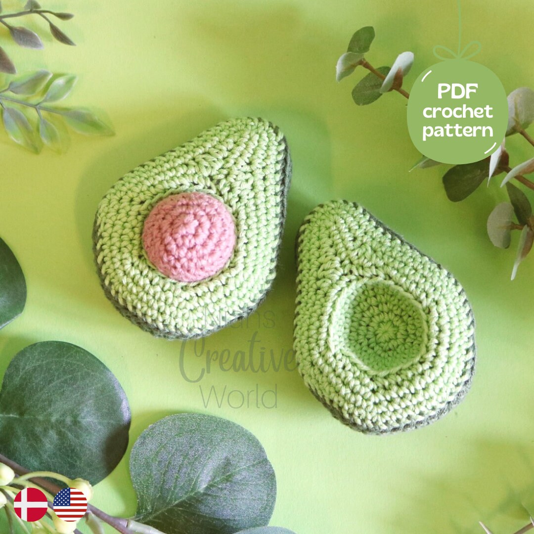 Avocado, Crochet Pattern, Digital Download - Etsy