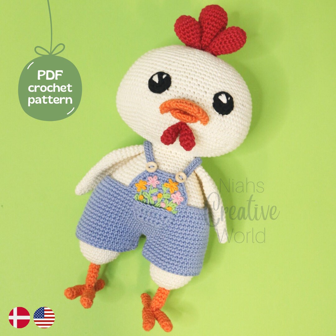 Charles the Chicken, Crochet Amigurumi Pattern, Digital Download - Etsy