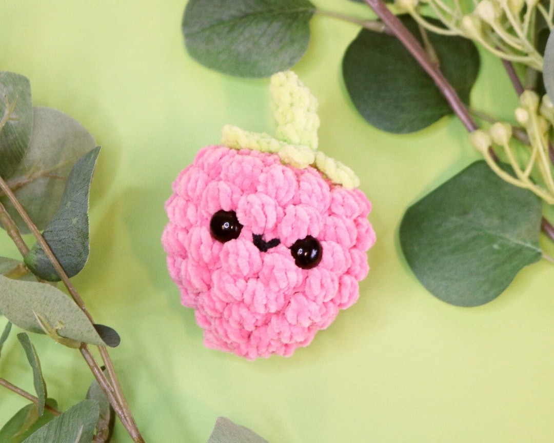 Riley the Happy Raspberry, Plushie, Amigurumi Crochet Pattern, Digital ...