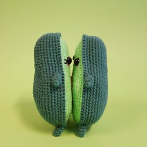 Avocado Family, Amigurumi Crochet Pattern, Digital Download - Etsy