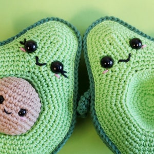 Avocado Family, Amigurumi Crochet Pattern, Digital Download - Etsy