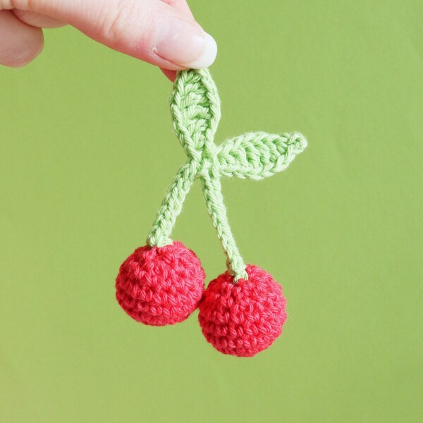 Crochet Cherries - Etsy