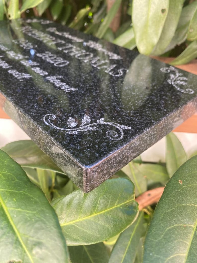 Memorial Stone for Mom Dad Personalized in Loving Memory - Etsy