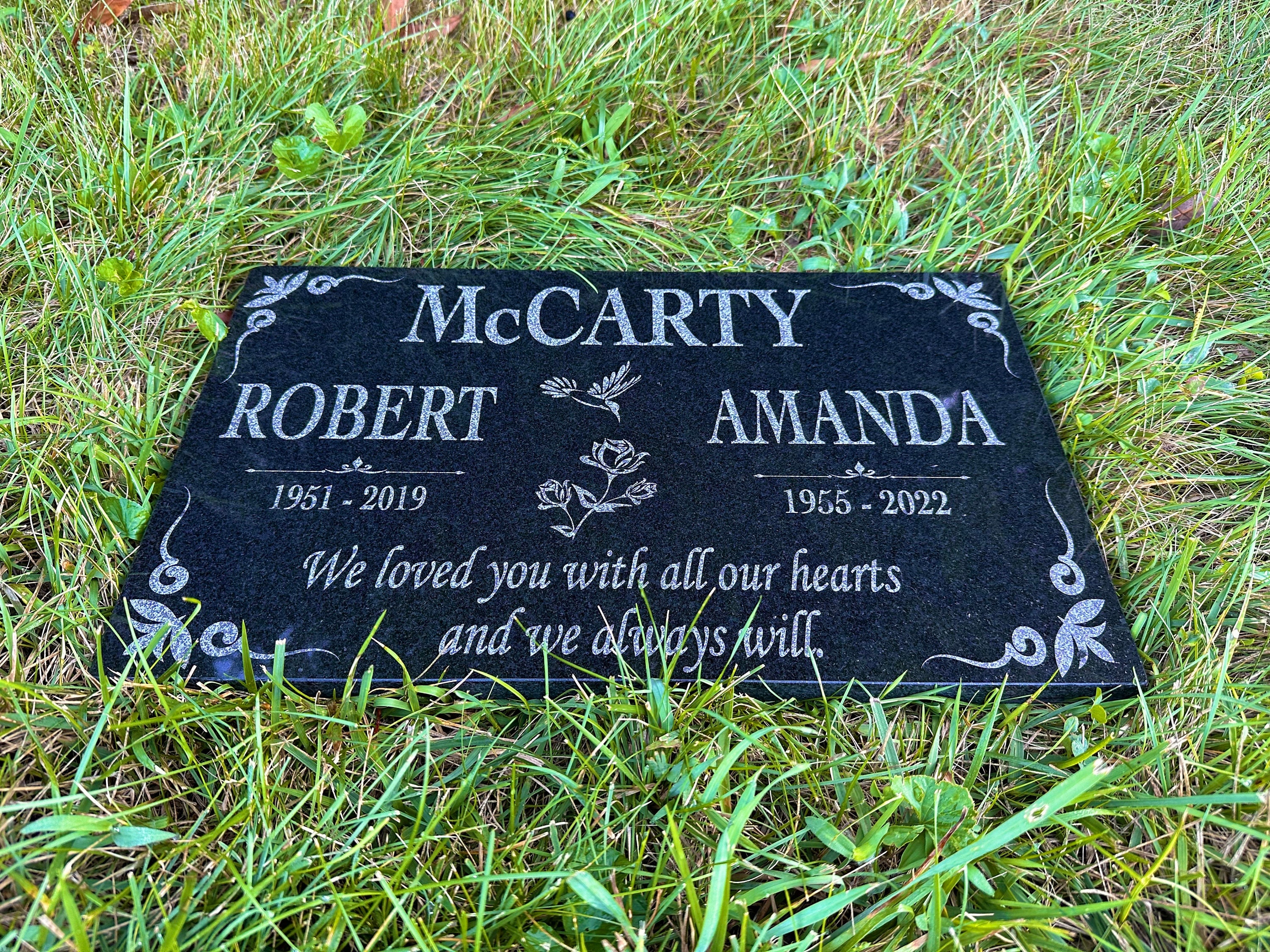 Custom Memorial Stone, Personalized in Loving Memory Memorial Stone ...