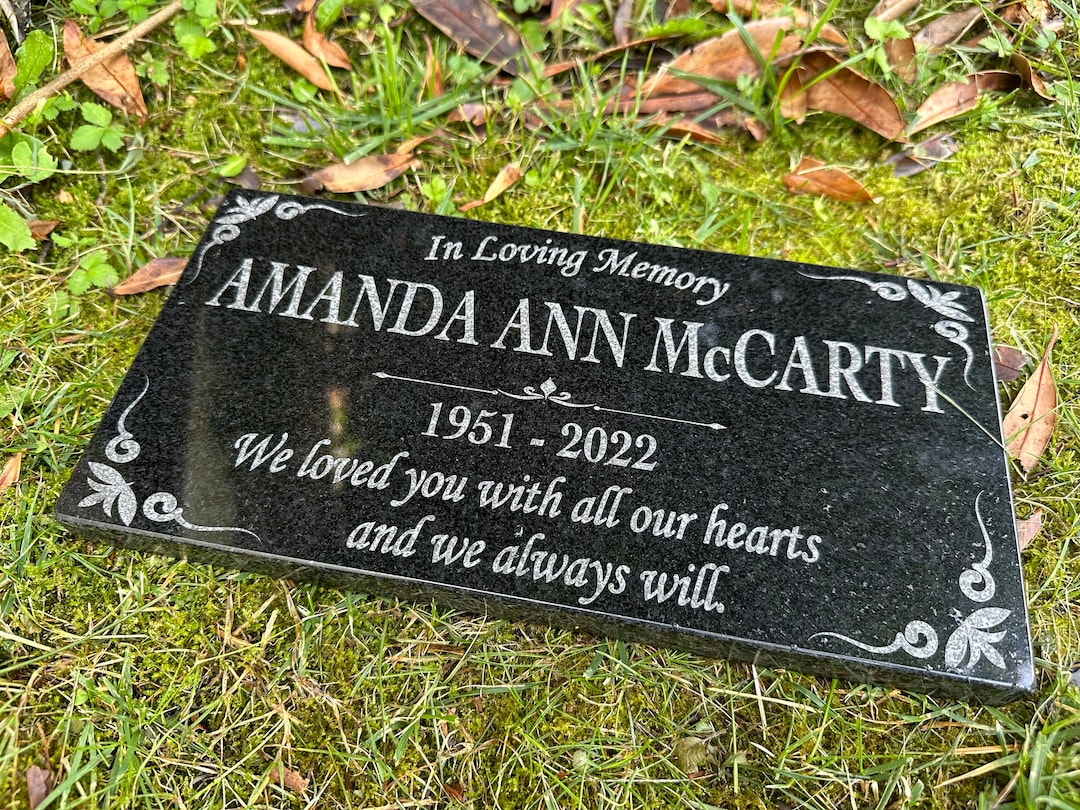 Memorial Stone, Custom in Loving Memory Stone, Memorial Plaque ...