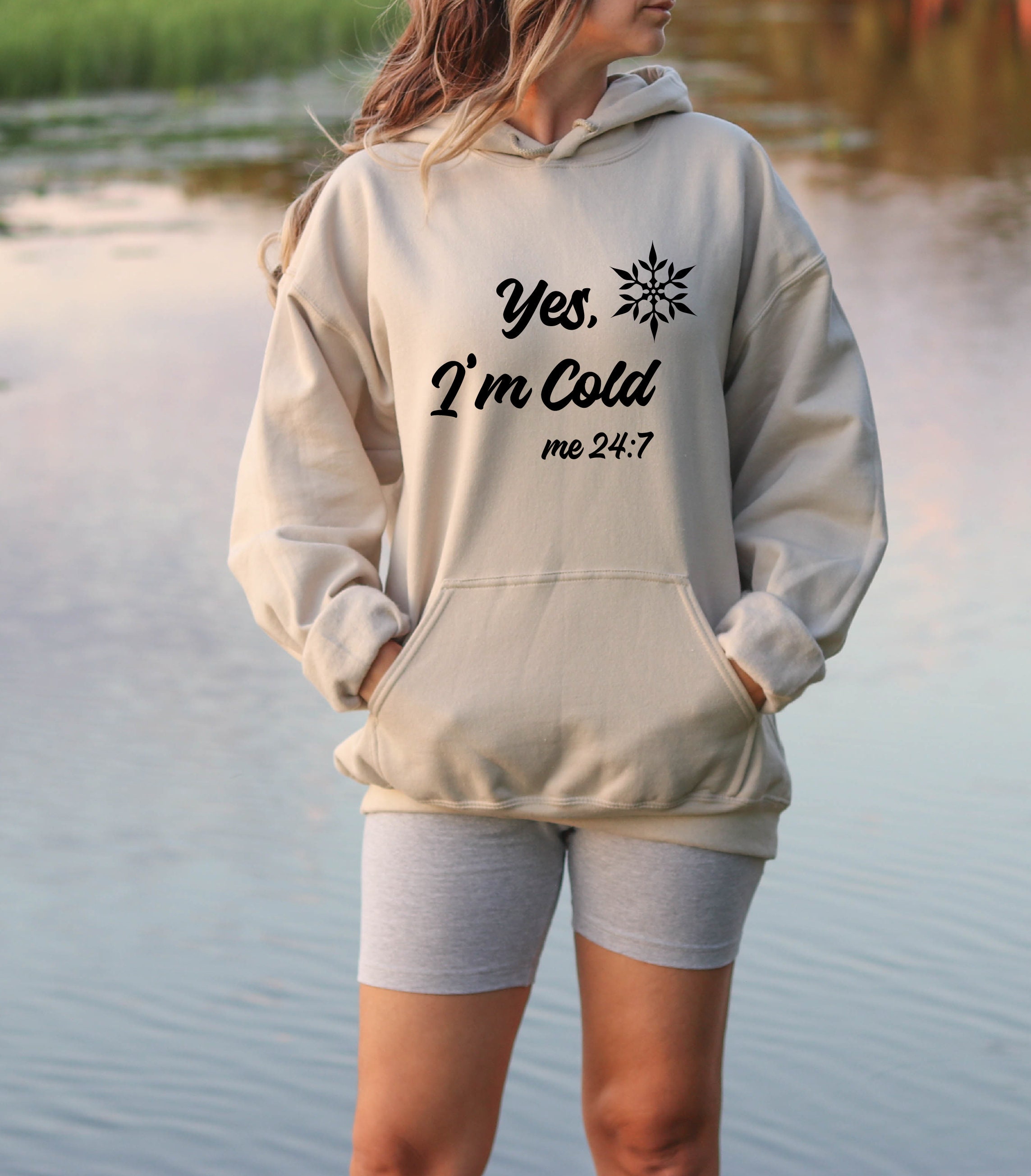 Yes I'm Cold Hoodie I'm Cold Hoodie Winter Hoodie - Etsy