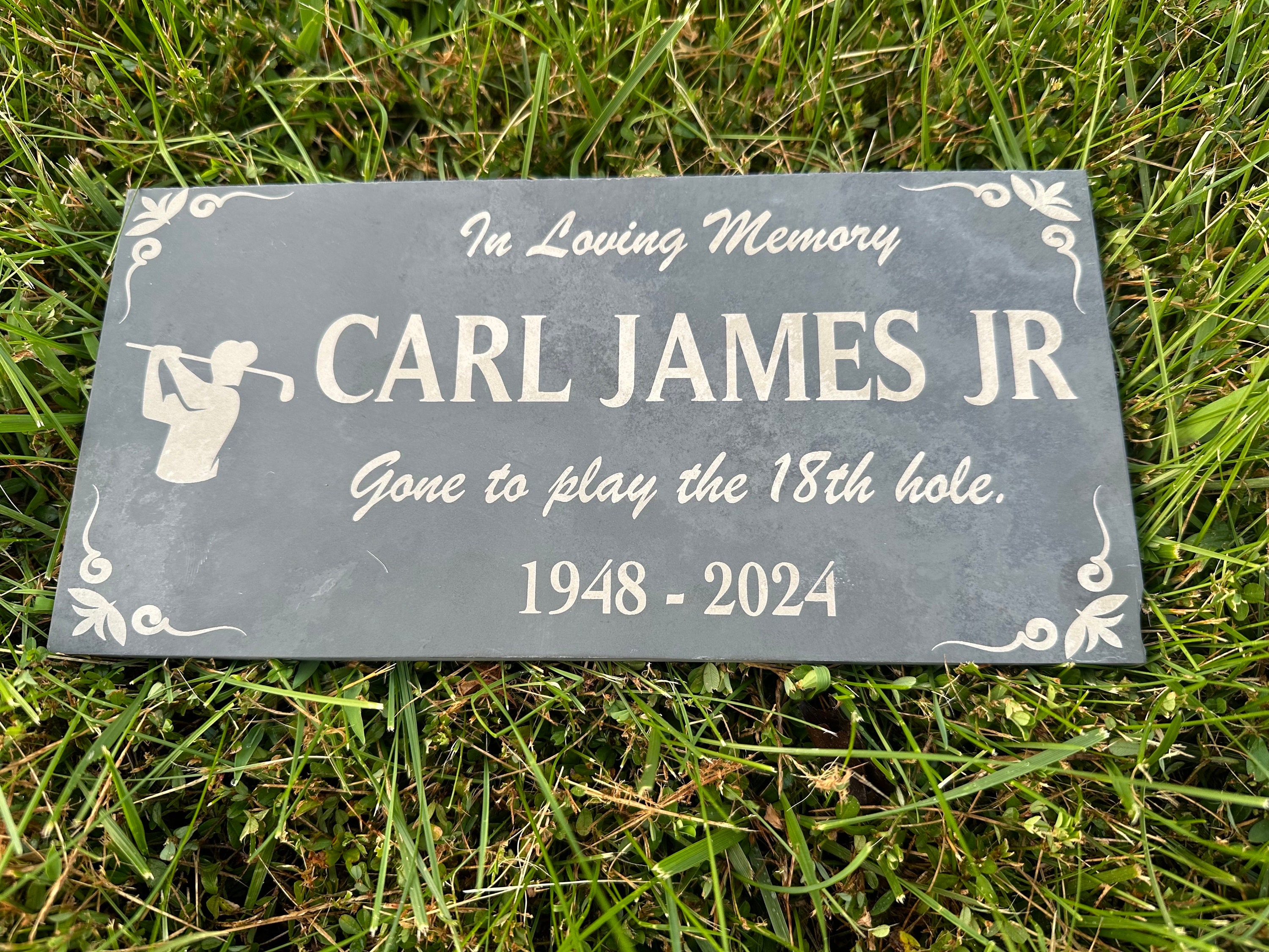 White Golf Tombstones Gallery