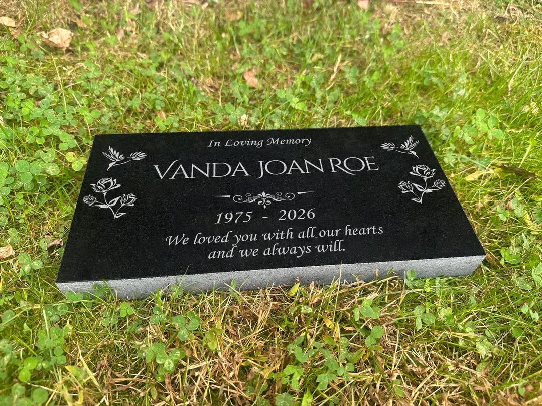 Memorial Stone for Mom Dad, Personalized in Loving Memory Memorial ...