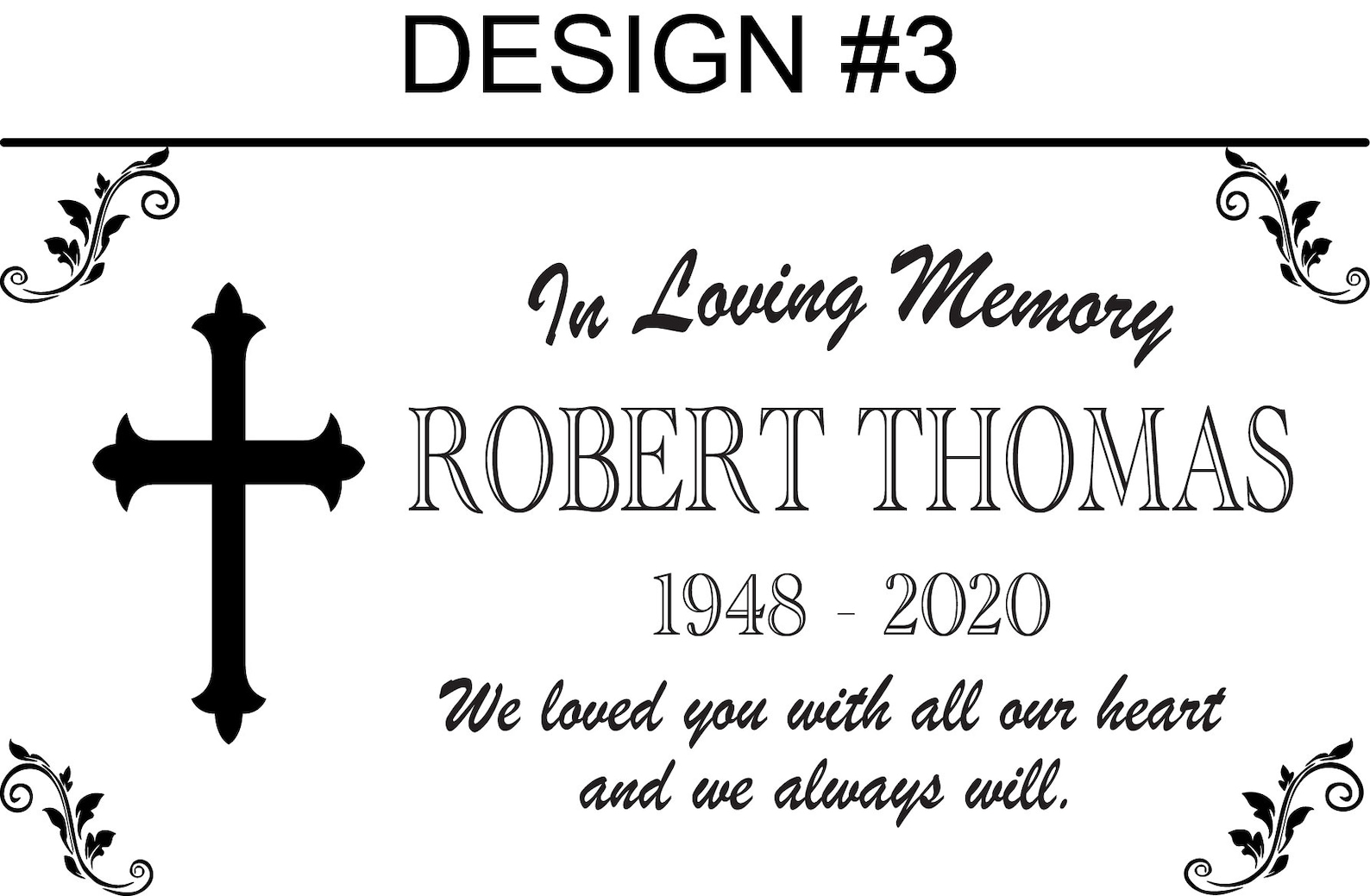 Memorial Stone for Mom Dad, Personalized in Loving Memory Memorial ...