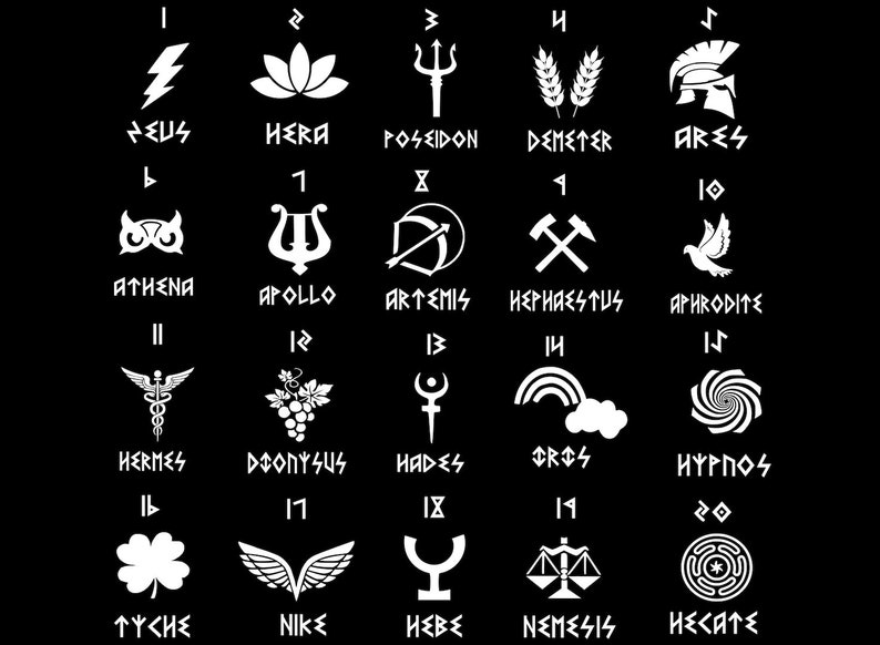 Greek Mythology Matching Shirts Greek Gods and Goddesses - Etsy