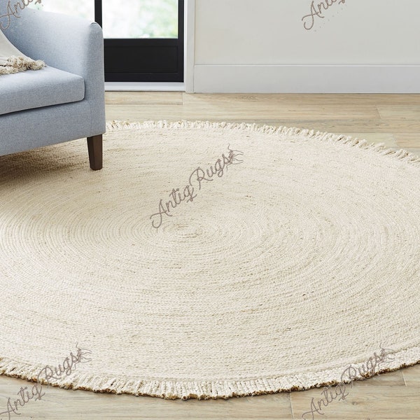 Round Jute Rug - Etsy