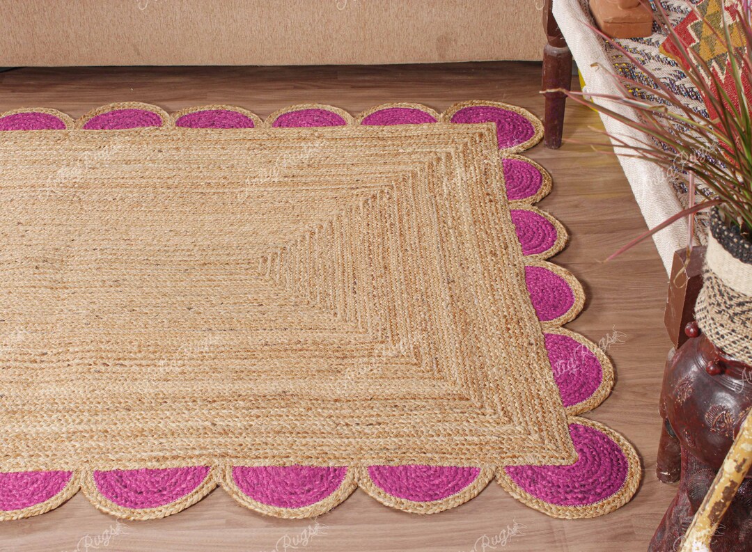 Natural Jute Braided Custom Size, Color and Shape Natural Jute ...