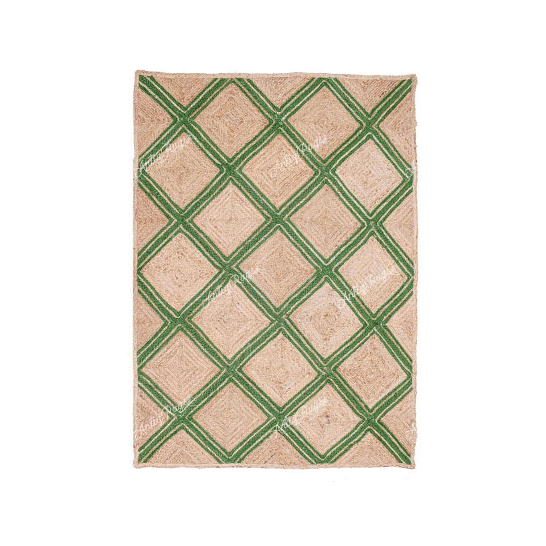 Handmade Natural Jute Rug Custom Jute Braided Rug 100% - Etsy