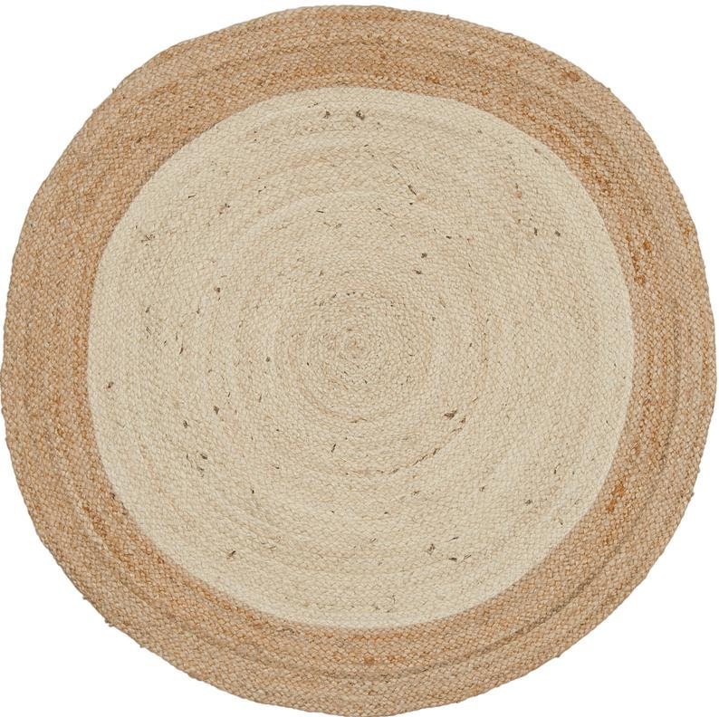 4x4 6x6 8x8 Ft. Natural Hand Made Jute Round Rug Bohemain Jute Rug ...