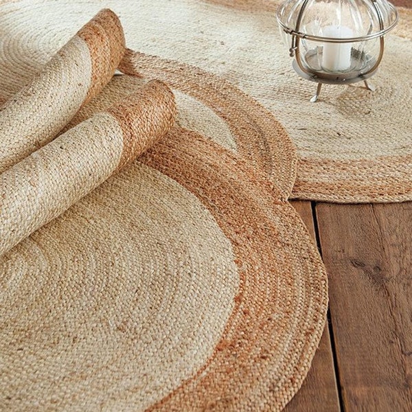 Round Jute Rug - Etsy