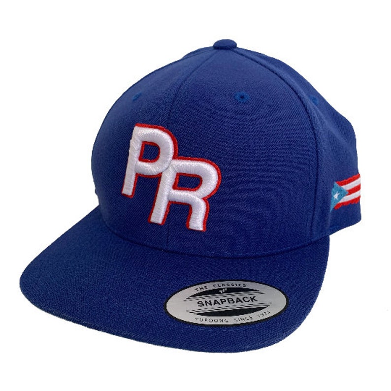 Puerto Rico PR Flag Snapback Hat Cap Baseball Boricua Bandera Gorra - Etsy