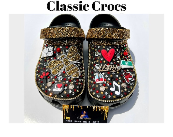 Custom Crocs, Bling Crocs, Bedazzled Crocs, Personalized Crocs ...