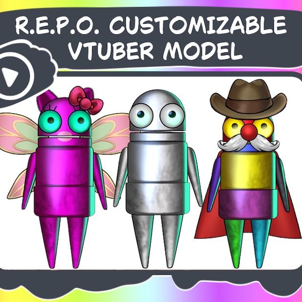 Repo Vtuber Model - Etsy