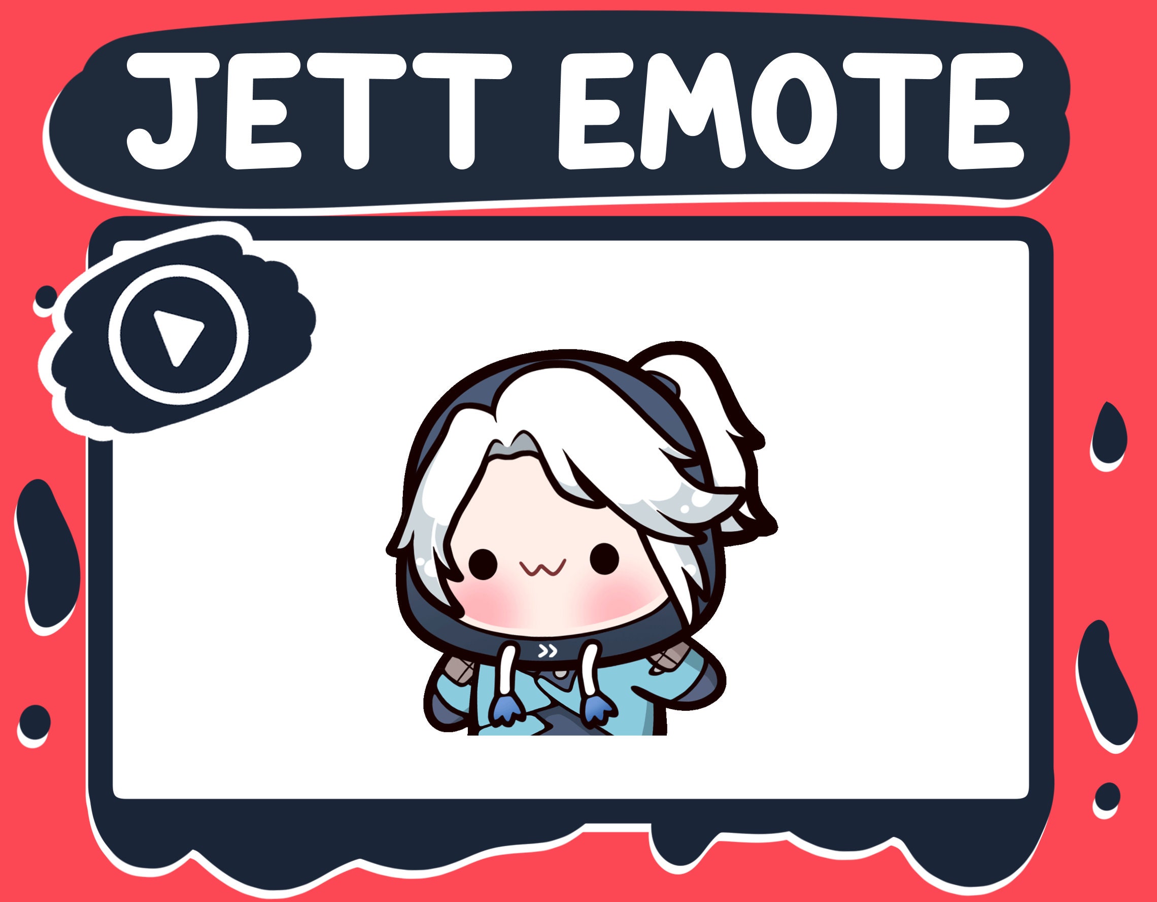 Emote de Wiggle animado para Twitch / Discord / YouTube / - Etsy México