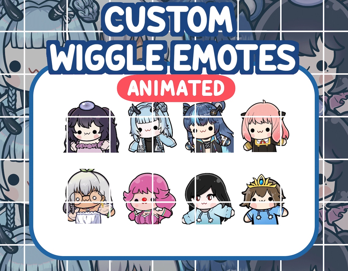 Custom Wiggle Emotes - Etsy