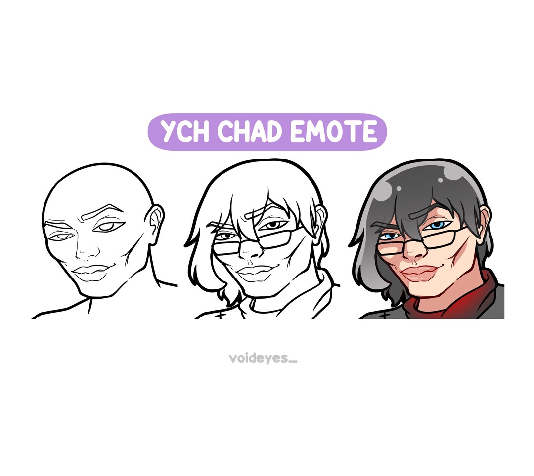 YCH CHAD EMOTE - Etsy