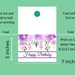 Happy Birthday Card, Purple Floral Birthday Card for Her, Digital ...