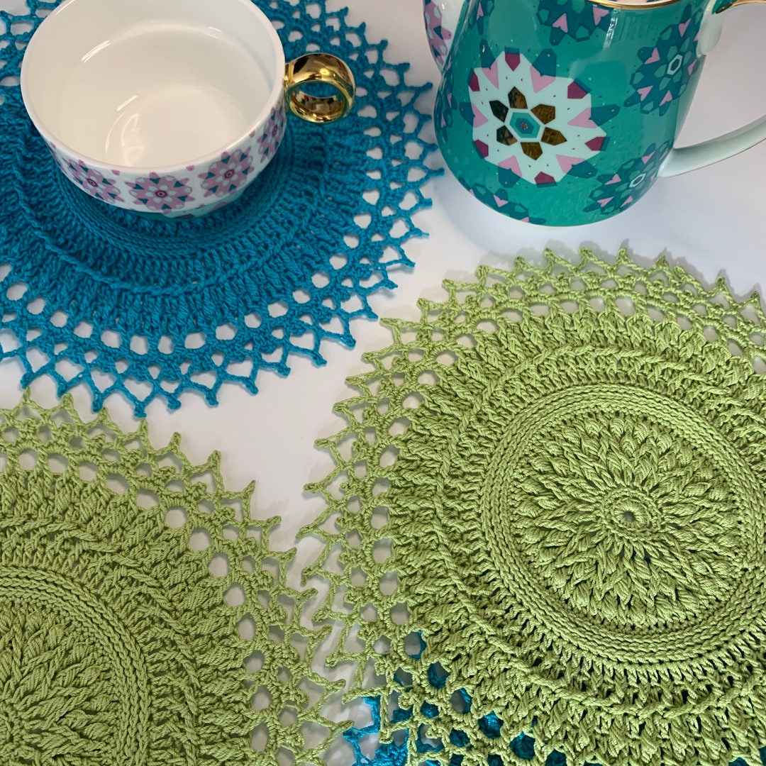 Tesla Crocheted Table Centrepiece Doily - Etsy