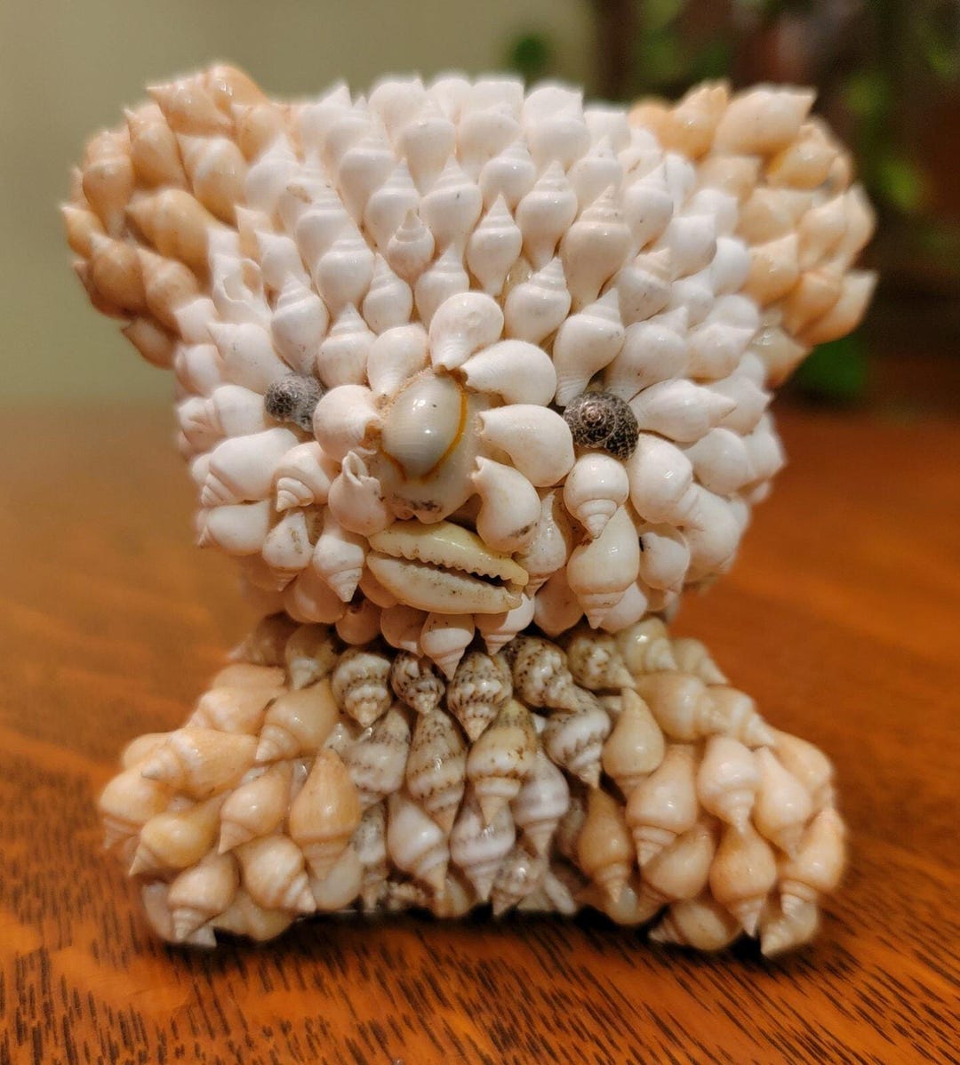 Vintage Sea Shell Bear Panda Philippines Figurine 3”tall 3”wide - Etsy