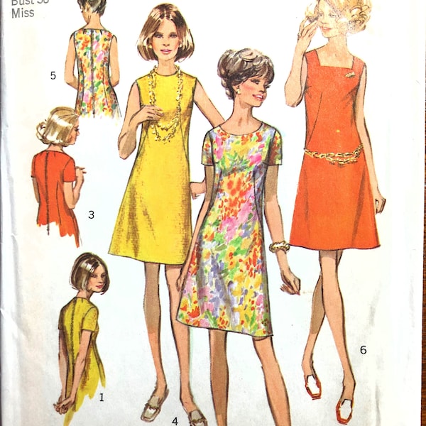 A Line Dress Pattern - Etsy