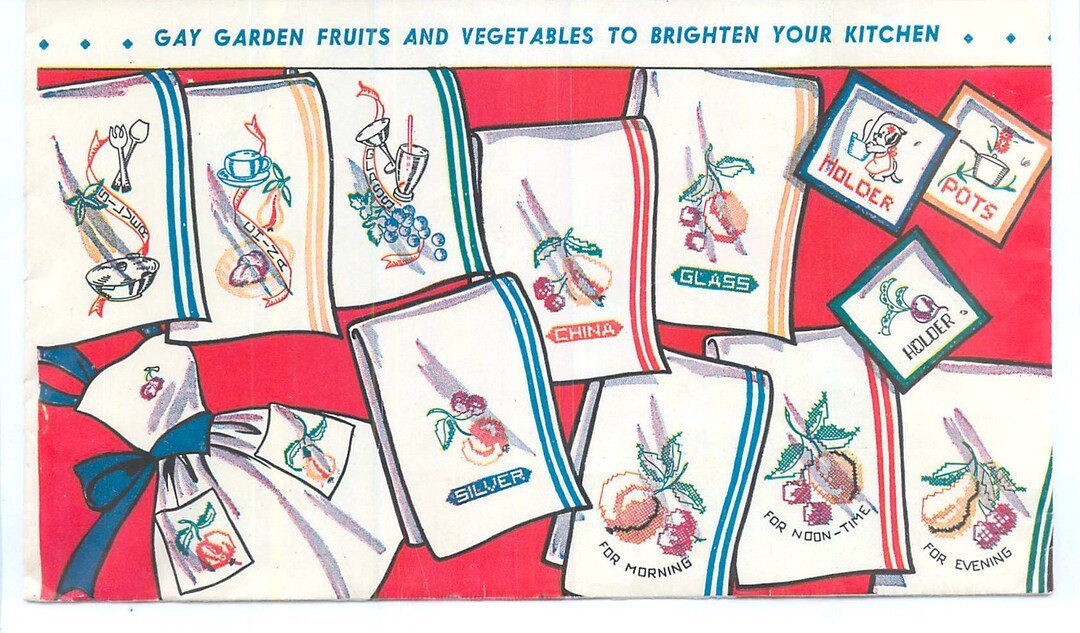 Embroidery Designs, Kitchen Embroidery , Vegetable Embroidery ...