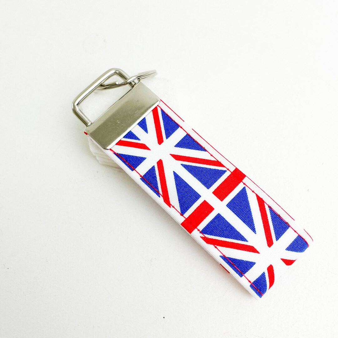Union Jack Keyring British Flag Key Fob UK Souvenir - Etsy