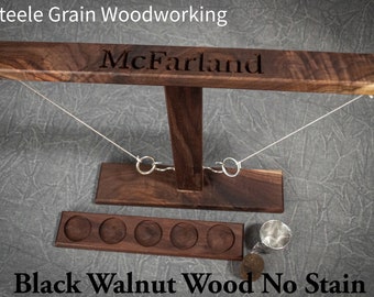 Personalized Wooden Ring Toss Game Custom Name/phrase Wedding, Man Cave ...