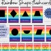 Shape Flashcards, Geometric Printables, Montessori Cards, Educational ...