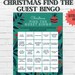 Christmas Party Games, Find the Guest Game, Find Somewhat Who Bingo ...