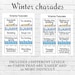 Charades Cards, Kids Party Games, Winter Activities for Adults ...