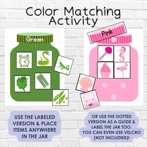 Color Matching Printable, Color Activity, Learning Colors Preschool ...