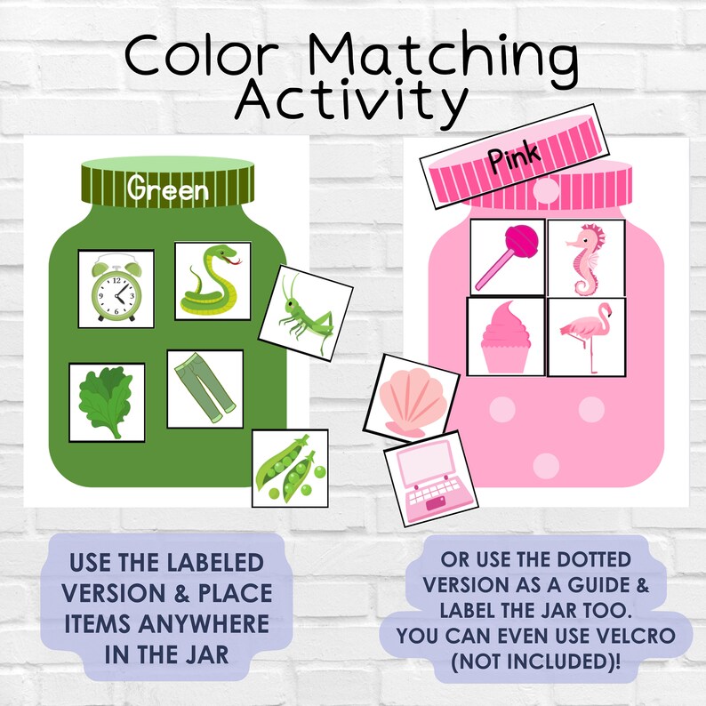 Color Matching Printable, Color Activity, Learning Colors Preschool ...