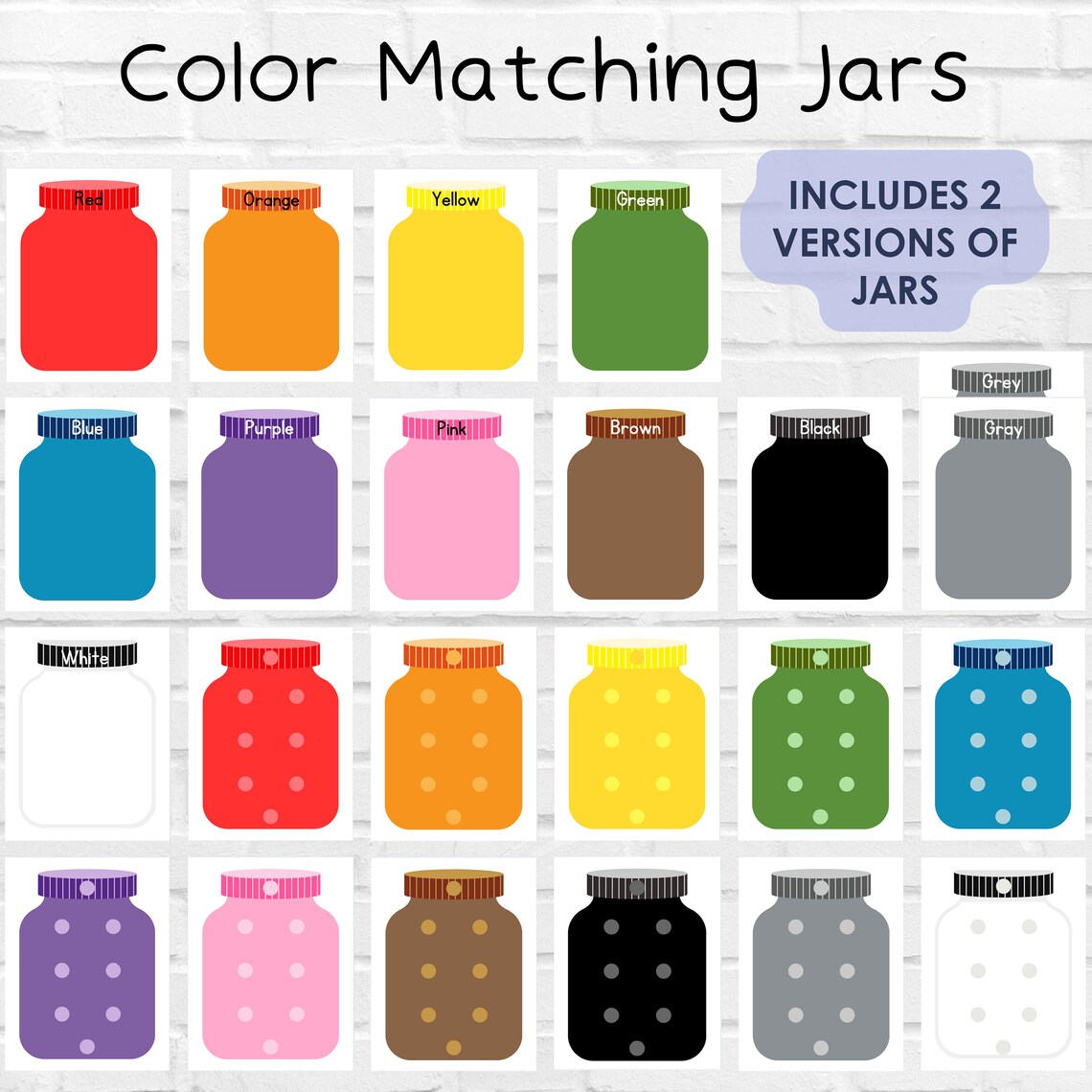 Color Matching Printable, Color Activity, Learning Colors Preschool ...