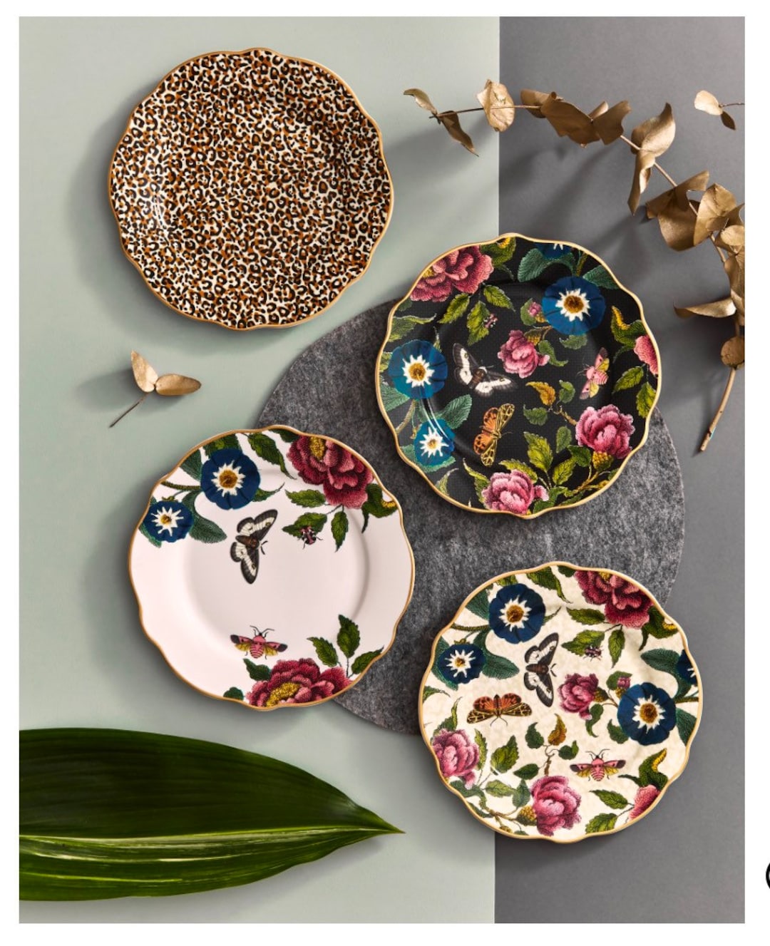 Spode Creatures of Curiosity Dessert Plates Set of 4 assorted - Etsy