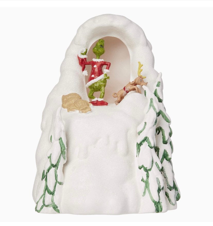 Department 56 Grinch Villages Mount Crumpet Lit House, 8.5 Inch,white ...
