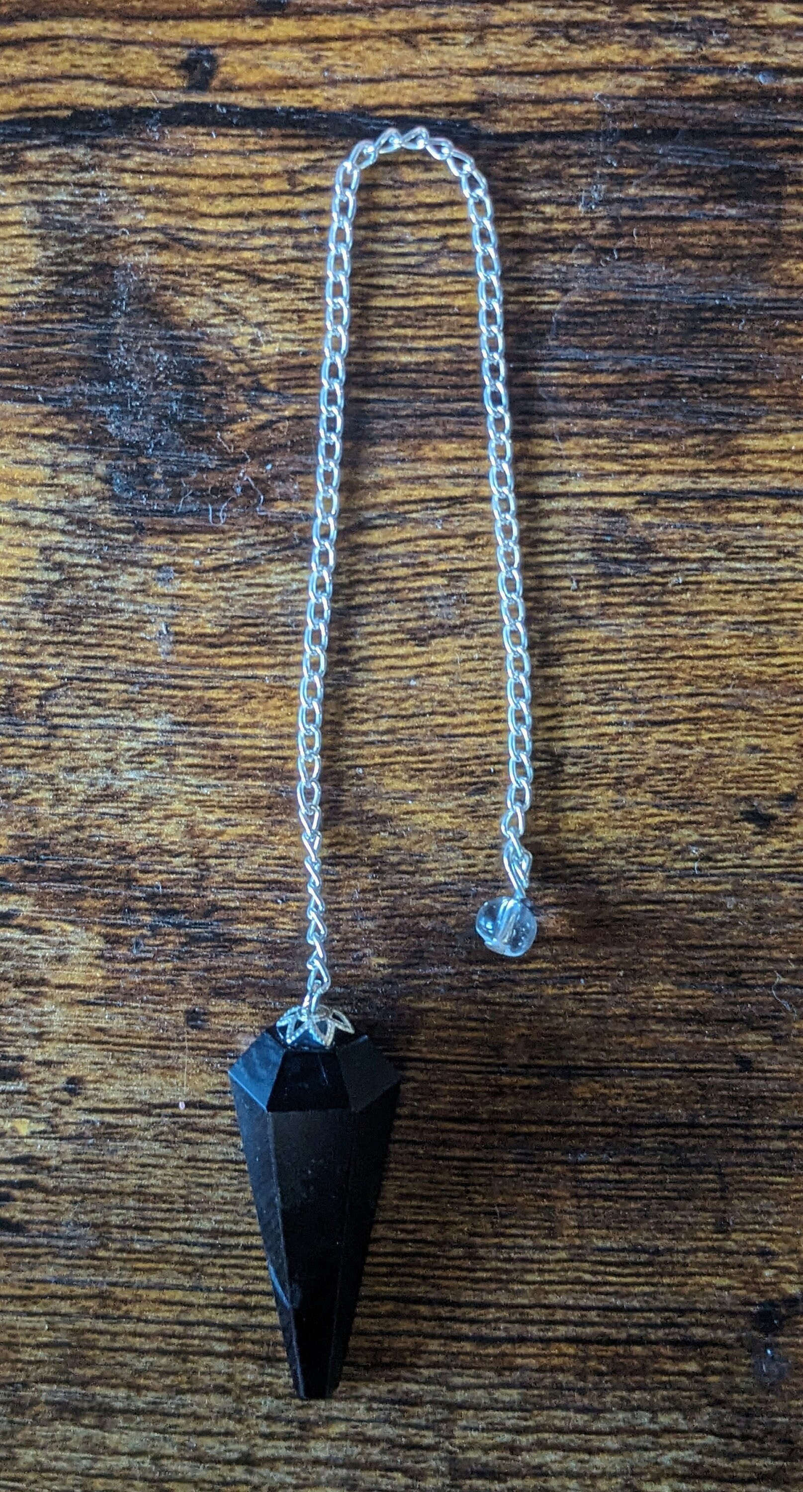 Black Obsidian Pendulum - Etsy