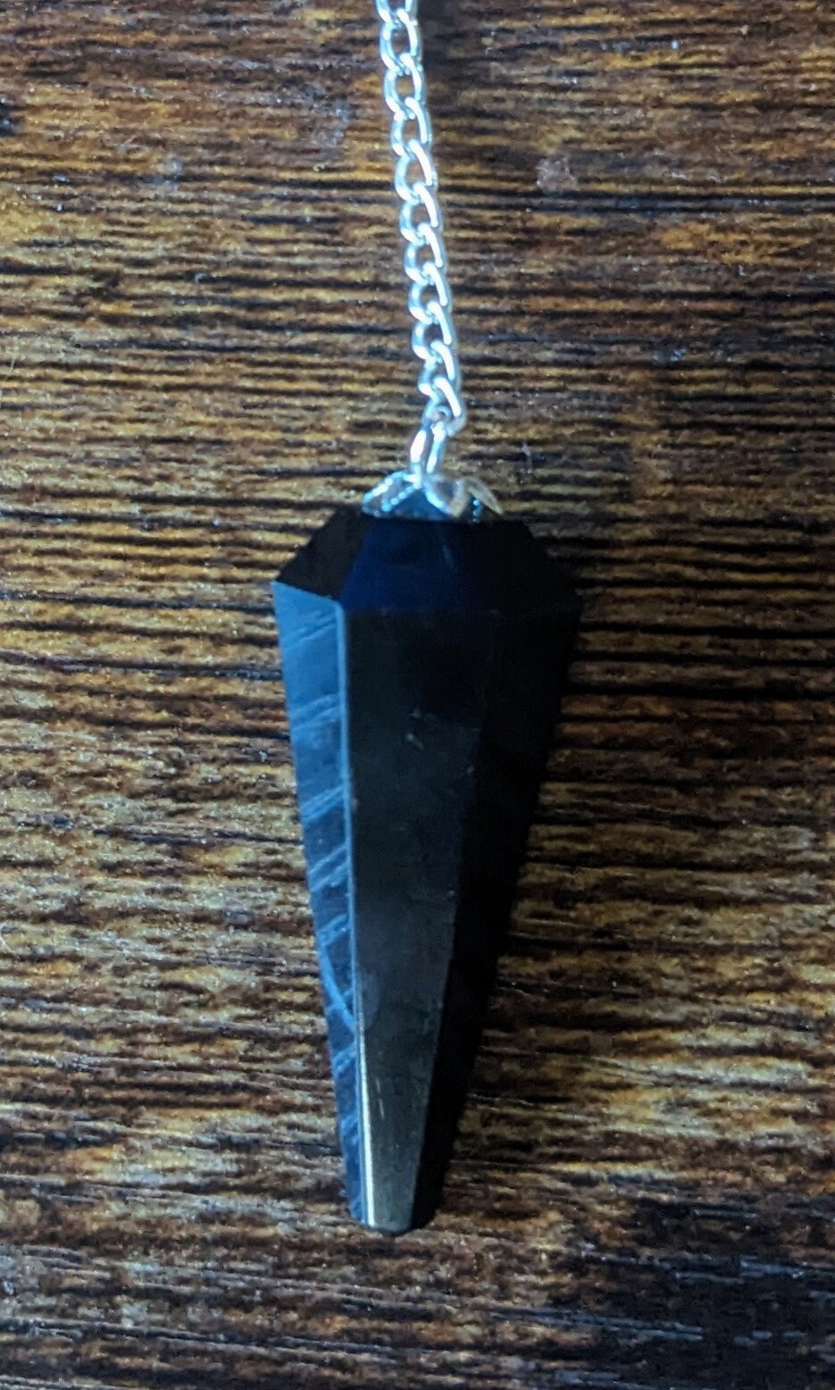 Black Obsidian Pendulum - Etsy