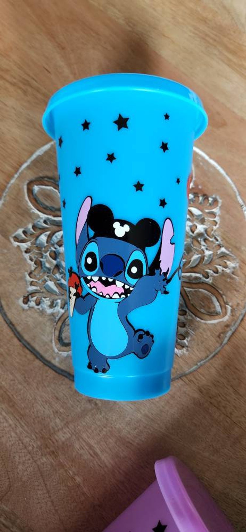 Stitch Cold Cup - Etsy